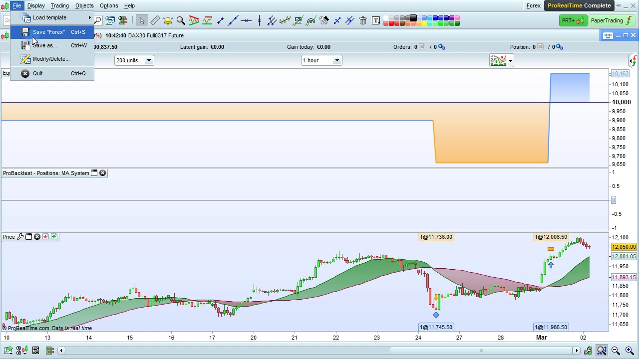 Modify a trading system - ProRealTime 10.3 - Video tutorials - ProRealTime Modify a trading system - ProRealTime 10.3 - Video tutorials - ProRealTime