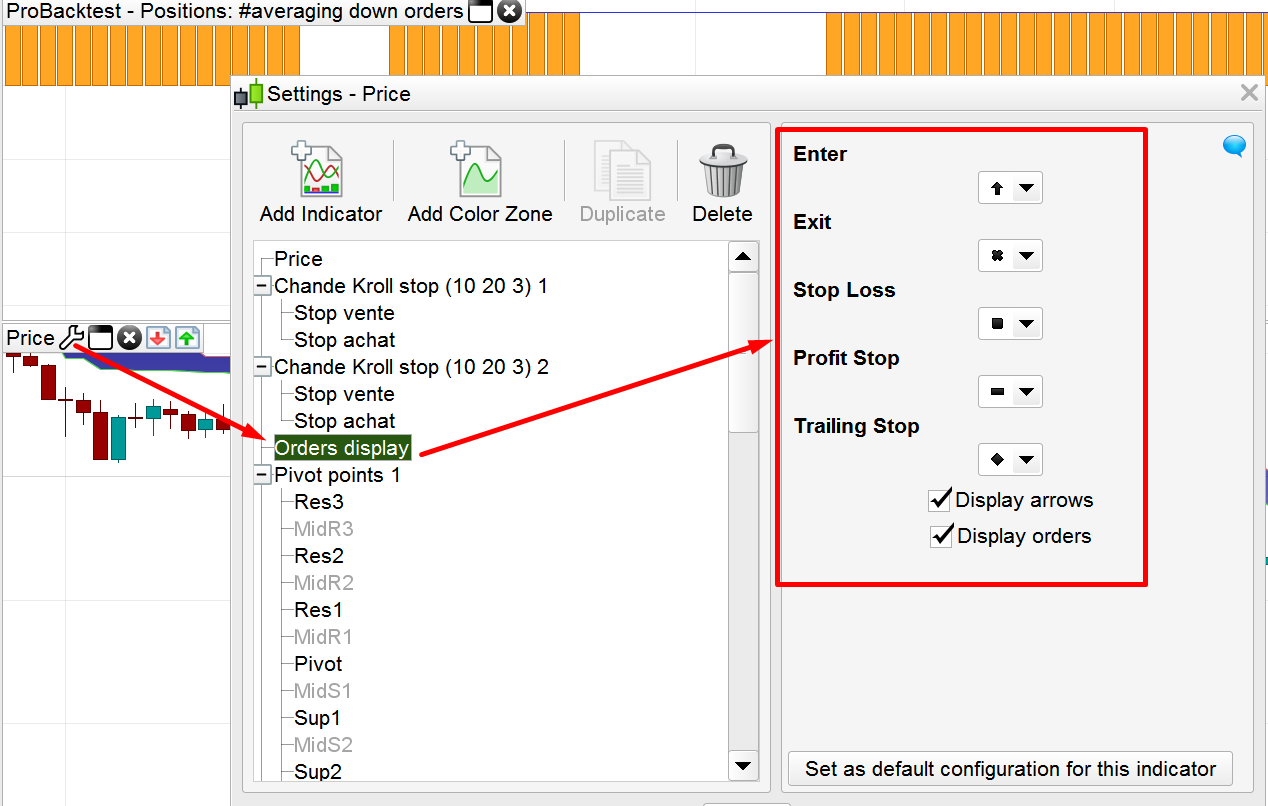 Closing trade symbols | ProRealTime trading