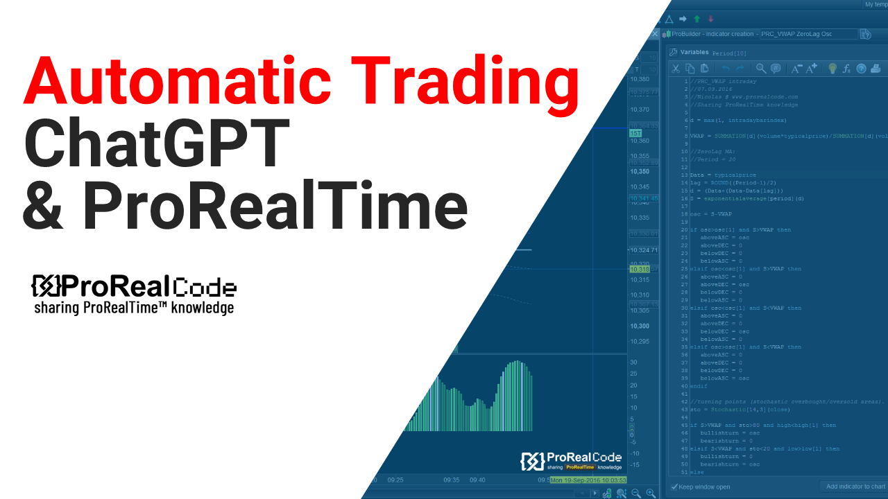 Create strategies codes with ChatGPT for ProRealTime : Forum General trading discussions ...
